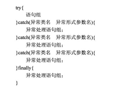 Java中的异常撰写一个内含main方法得classmain在try语句块内抛出一个exception。请lengtian的