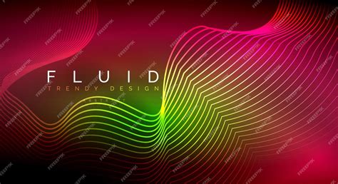 Premium Vector Digital Flowing Wave Particles Abstract Background