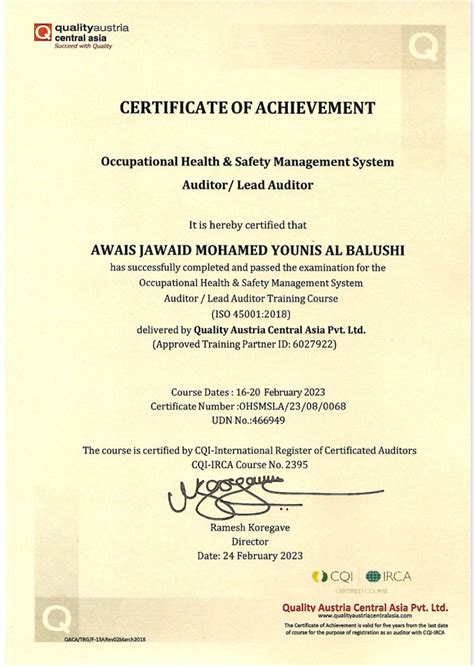 Awais Jawaid Mohammad Younis On Linkedin I Am Proud To Share That I Have Successfully