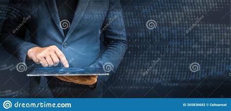 Digital Transformation Concept System Engineering Binary Code Male