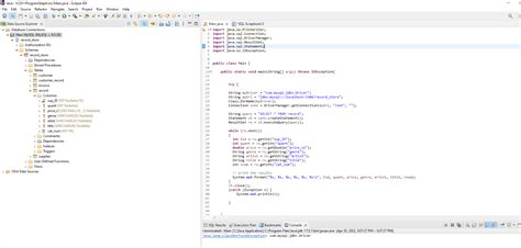 Solved I Am Trying To Run This Query In Eclipse And I Chegg Com
