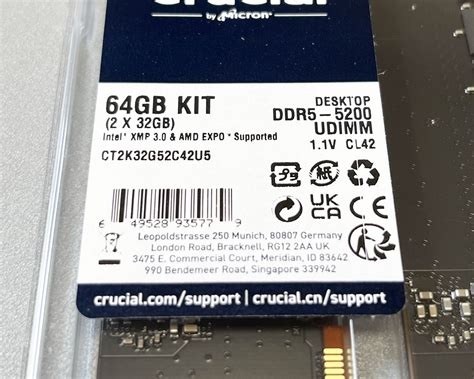 Crucial 64gb Ddr5 5200 Memory Kit Review Page 3 Of 6 Funky Kit