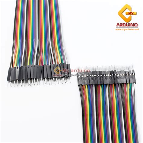สายจั๊มเปอร์ 15cm ผู้ ผู้ Arduino Esp32 Esp8266 40 เส้น Jumper Wire ขาย Arduino อุปกรณ์