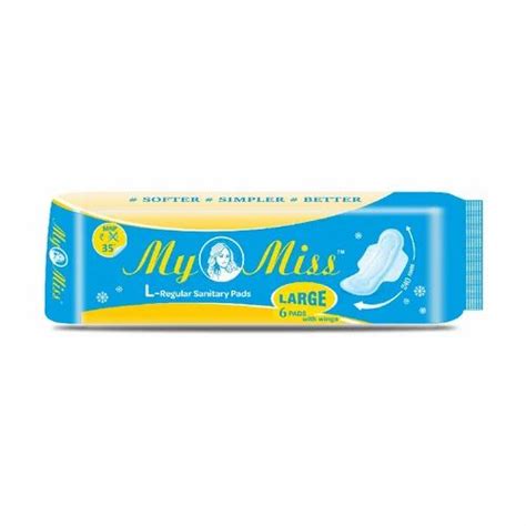 Soft Cotton Regular 240mm Sanitary Pad 06 Pcs Pack My Miss Mrp 39 At
