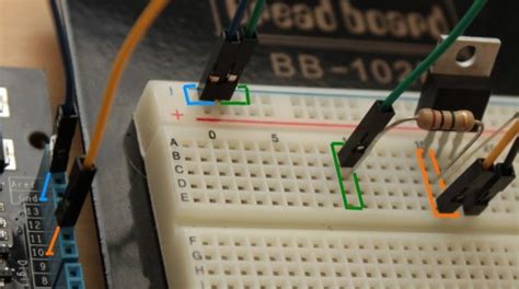 Exploring The Netduino 3 Building The Circuit On A Breadboard