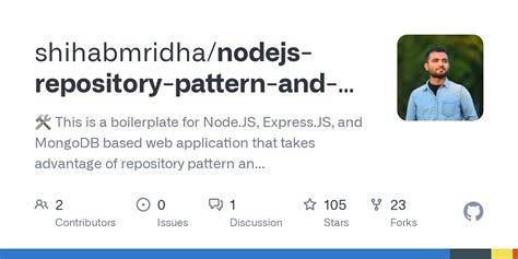 Github Shihabmridhanodejs Repository Pattern And Ioc 🛠 This Is A