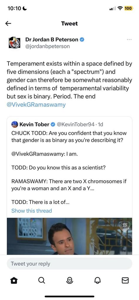 Jordan Peterson Admits Sex And Gender Are Separate Renoughpetersonspam