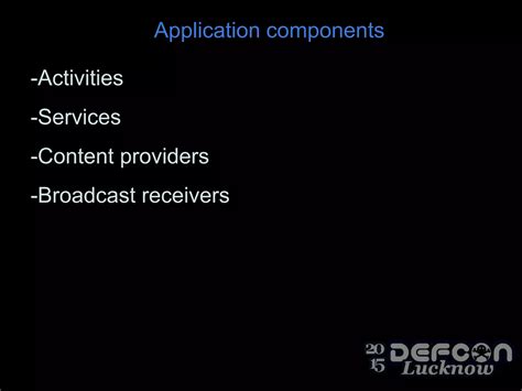 Android Application Security Unveiled Ppt