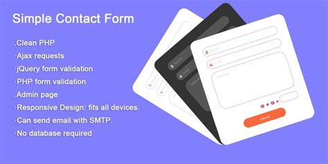 Simple Php Ajax Contact Form By Bbfpl Codester