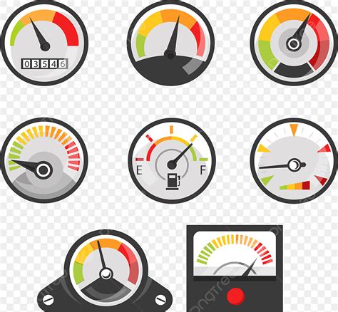 게이지 미터 표시기 Png 일러스트 및 벡터 에 대한 무료 다운로드 Pngtree