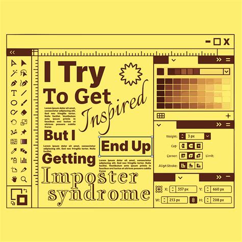Imposter Syndrom Poster By Yakine Hcn On Dribbble