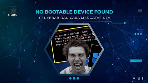 cara mengatasi error no bootable device pada windows
