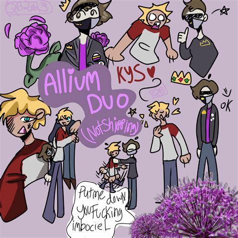 Allium Duo By Someonenamedriptide On Deviantart