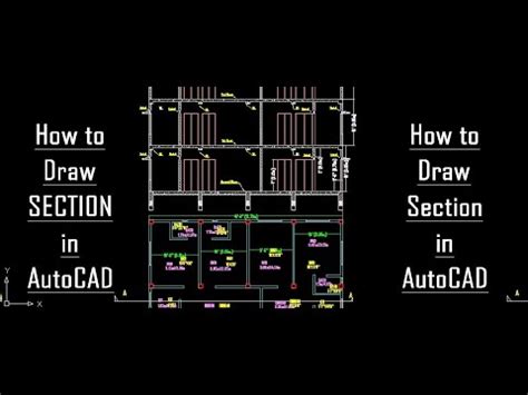 How To Draw Section In AutoCAD YouTube