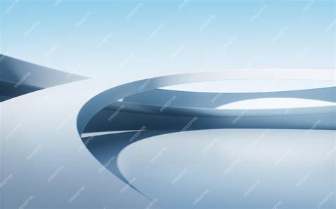 Premium Photo Abstract Futuristic Architecture 3d Rendering