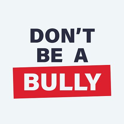 Dont Be A Bully Poster And Banner Vector Banner For August Awareness