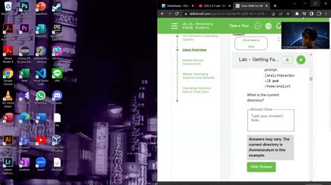227 Lab Getting Familiar With The Linux Shell Youtube