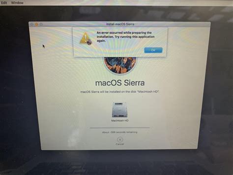 An Error Occurred While Preparing The Installation Try Running This