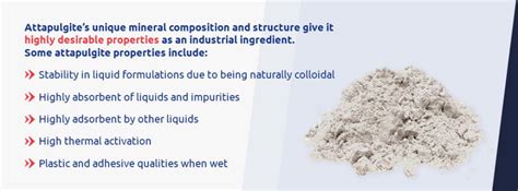 Properties And Applications Of Attapulgite Active Minerals International