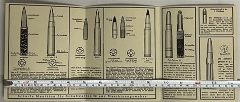 German Ww2 Ammunition Identification Card Enemy Militaria