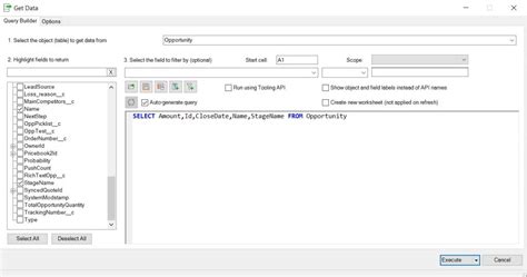 Importing Data From Salesforce To Excel Using Soql In Xl Connector Xappex