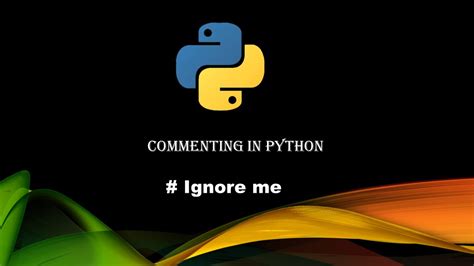 Python Commenting How To Comment In Python Programming Youtube