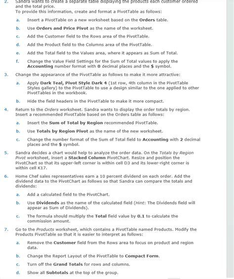 Solved 2 ﻿sandra Wants To Create A Separate Table