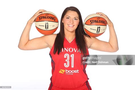 Stephanie Dolson Of The Washington Mystics Poses For A Photo During