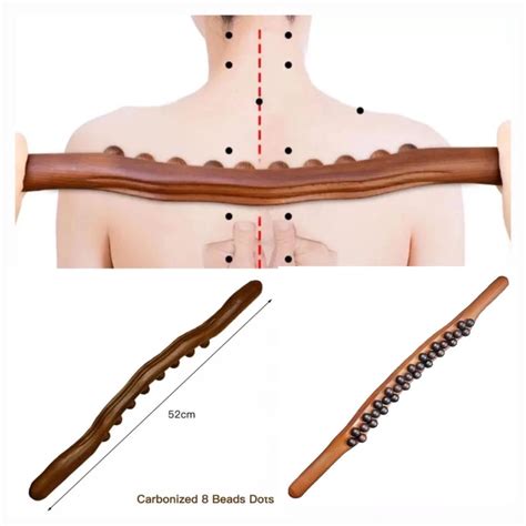 Wooden Gua Sha Guasha Scraping Stick Massage Tools Massager For Back