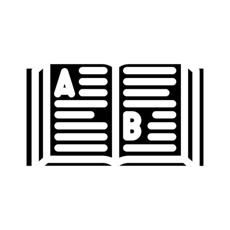 Dictionary Natural Language Processing Nlp Glyph Icon Illustration 54191242 Vector Art At Vecteezy