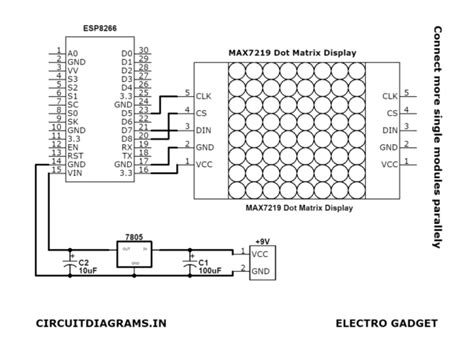 Wireless Notice Board Using Esp8266 And Matrix Display