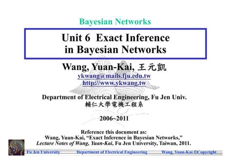 06 Exact Inference In Bn Pdf Computer Networking Computing
