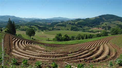Soil Erosion Control Using Techniques Like Terracing Contour Plowing