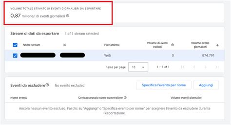 Bigquery Export Si Blocca Dopo 1 Milione Di Eventi Analytics Traps