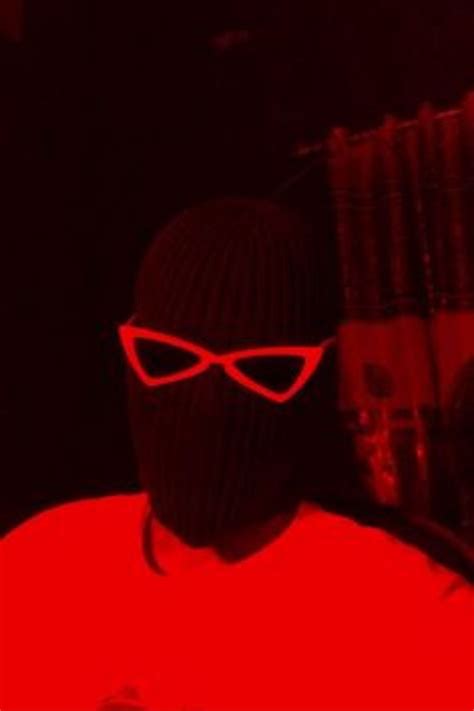 Mask Red Babe Pfp Noface Cool Red Guy Noface Red Mask Masked Man Neymar Light Red
