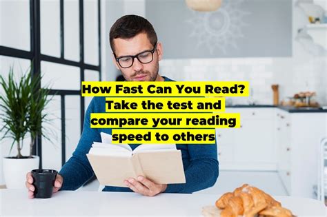 How Fast Can You Read Take The Test