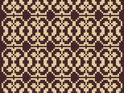 Songket Pattern Background Traditional Design Pattern Vectorn 40369315