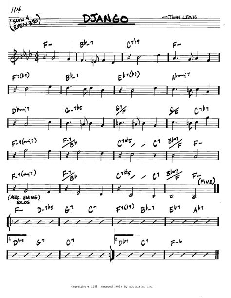 Django Sheet Music Direct