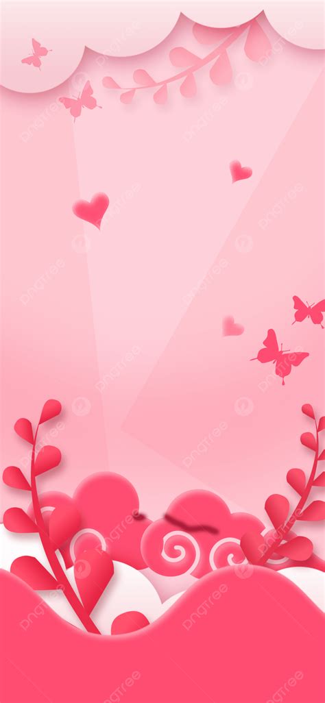 분홍색 신선한 꽃 발렌타인 배경 화이트 발렌타인 배경 사랑의 고백 하트 배경 배경 일러스트 및 사진 무료 다운로드 Pngtree