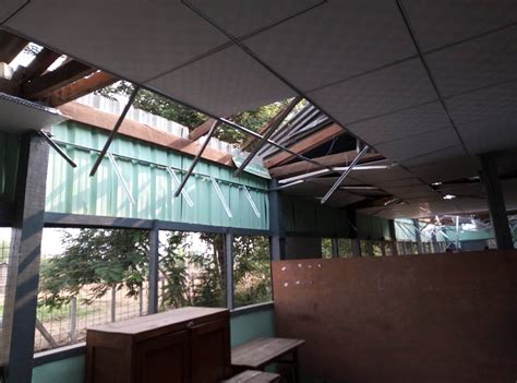 တောင်တွင်းကြီးမြို့နယ်တွင် လေပြင်းတိုက်ခတ်မှုကြောင့် စာသင်ကျောင်း အမိုးလန်မှုဖြစ်ပွား