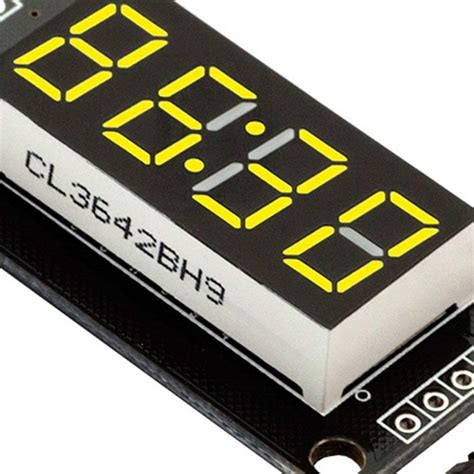 Tm1637 036 4 Digit Led Display Tube Module Red Green Blue Yellow White Auscom Computers