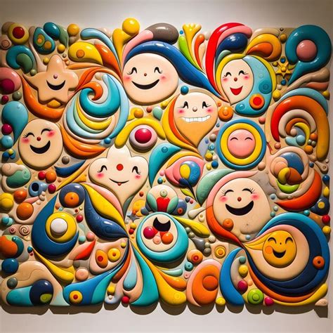 Premium Photo Vibrant Abstract Colorful Plaques Captivating Visuals