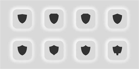 Premium Vector Shield Icon Set Security Vector Desing