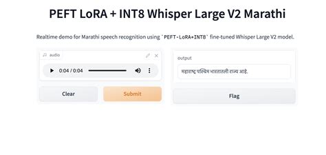 Parameter Efficient Fine Tuning Of Whisper Large V2 In Colab On T4 Gpu