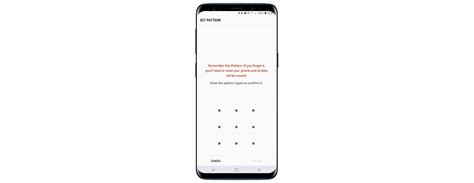 How To Set Screen Lock Pattern On Samsung Mobile Device Samsung Singapore