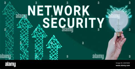 Conceptual Display Network Security Word Written On Practice Of Securing A Computer Web From