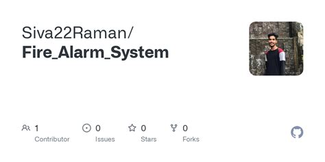 github siva22raman fire alarm system