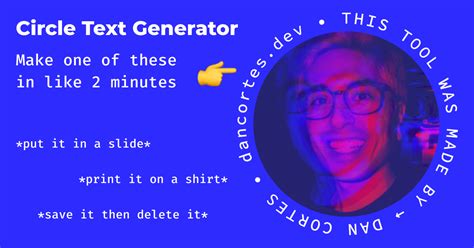 Circle Text Generator