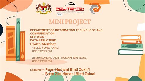 Dfc30233 Data Structure Mini Project Presentation Youtube