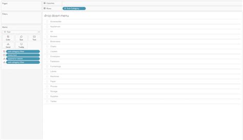 How To Completely Customize Multi Select Filters In Tableau Playfair